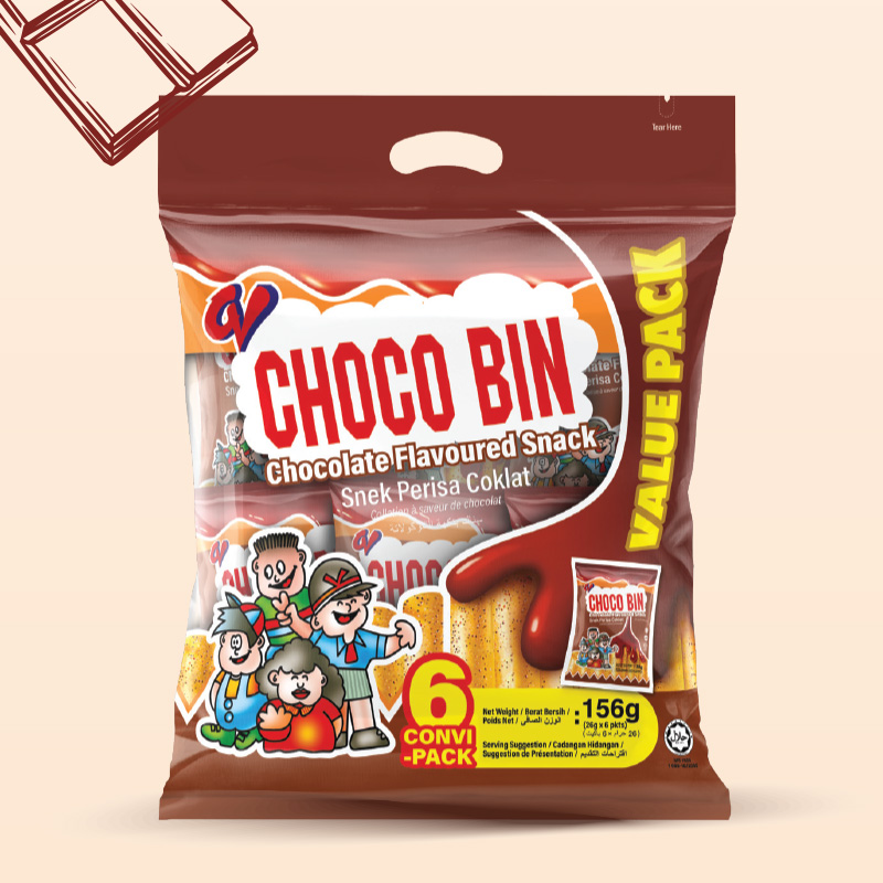 CV Choco Bin Chocolate Flavoured Snack