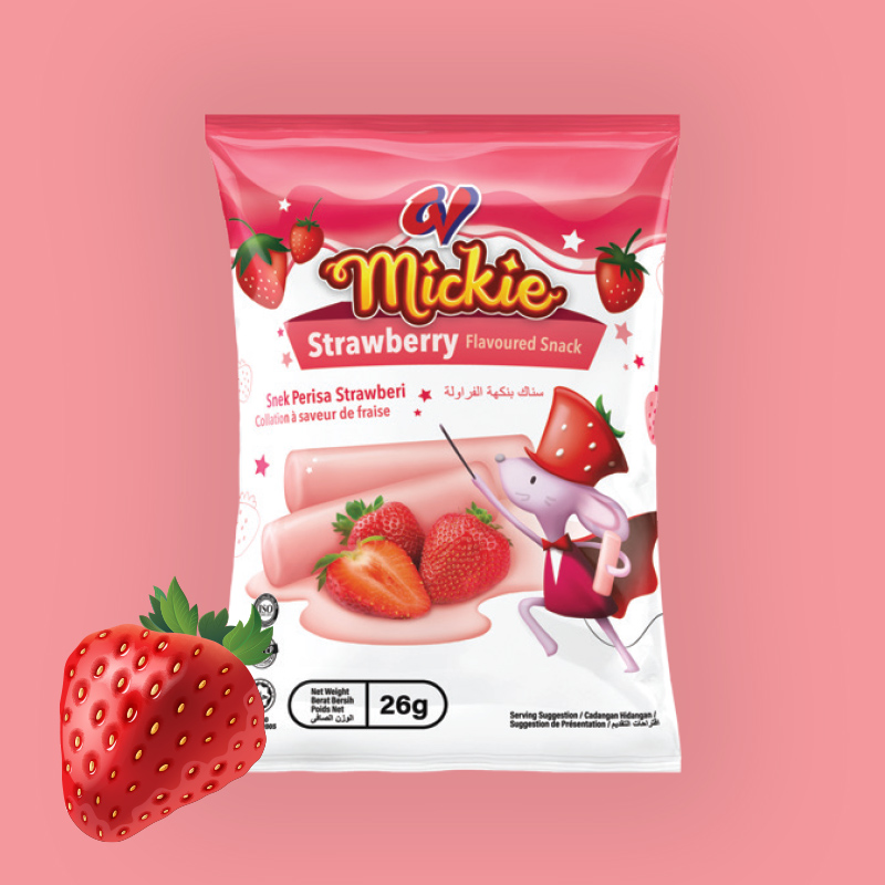 CV Mickie Strawberry Flavoured Snack