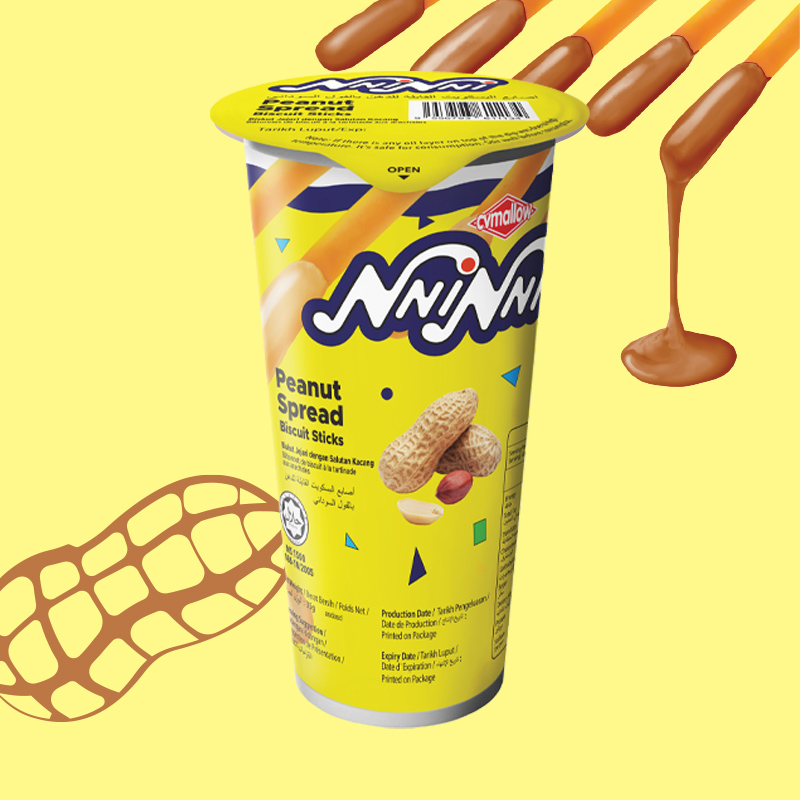 Nni Nni Flavoured Dip With Biscuit Sticks